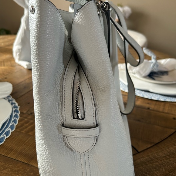 kate spade | Bags | Gray Kate Spade Leather Shoulder Bag | Poshmark